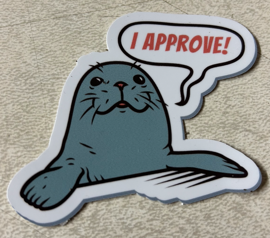 Seal of Approval Sticker | The Flower Bar